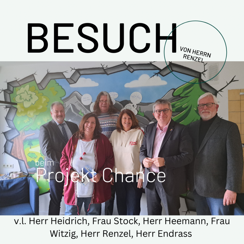 Herr Renzel besucht das Projekt Chance – Chance in Essen
